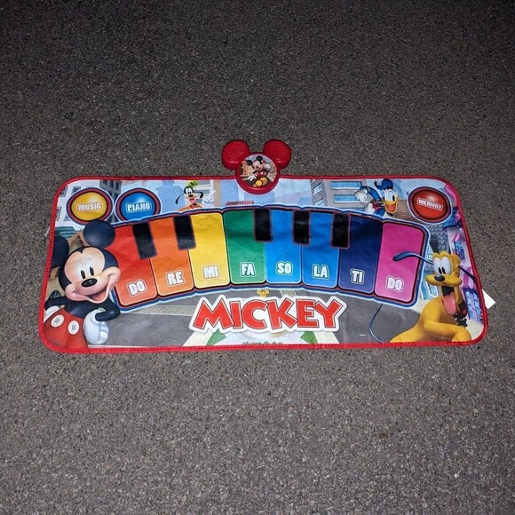 Disney | Toys | Mickey Mouse Electronic Music Piano Mat Disney | Poshmark